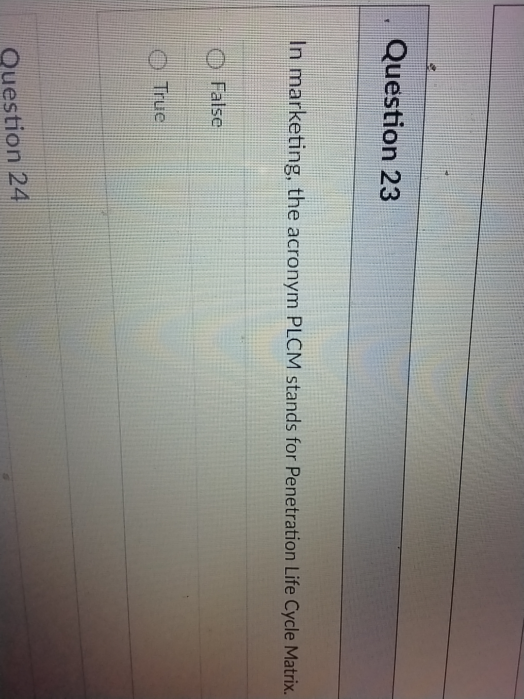 Solved Question 23In marketing, the acronym PLCM stands for | Chegg.com