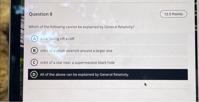 Solved Which of the following cannot be explained by General | Chegg.com