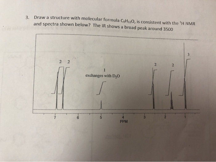 Solved 3. Draw a structure with molecular formula C9H20, is | Chegg.com