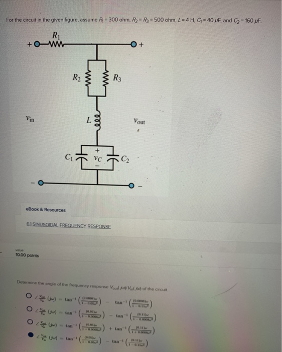 Solved For the circuit in the given figure, assume R4 = 300 | Chegg.com
