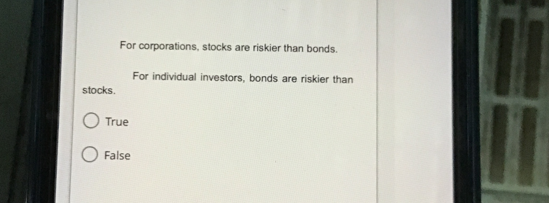 Solved For corporations, stocks are riskier than bonds.For | Chegg.com
