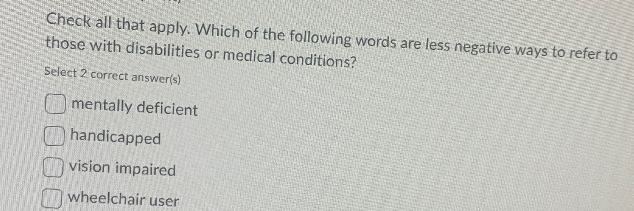 Solved Check all that apply. Which of the following words | Chegg.com