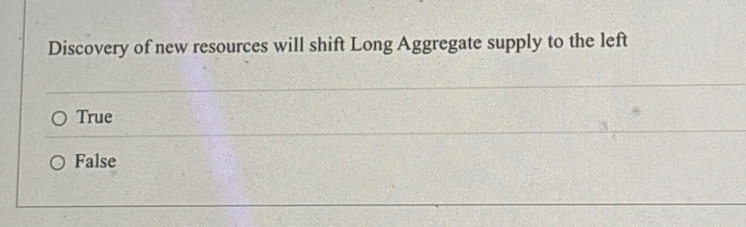 Solved Discovery of new resources will shift Long Aggregate | Chegg.com