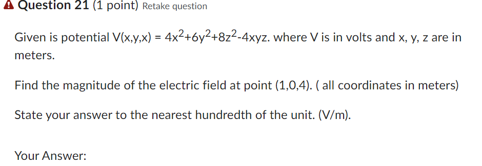 Solved Question 21 (1 point) Retake questionGiven is | Chegg.com Solved Question 21 (1 point) Retake questionGiven is | Chegg.com
