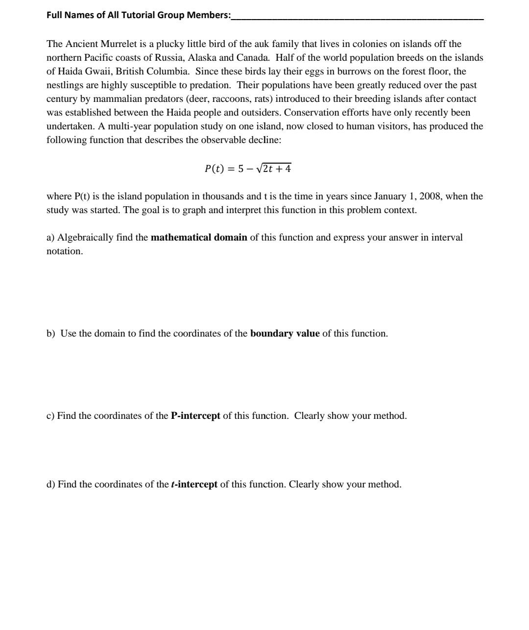 Solved Full Names of All Tutorial Group Members: The Ancient | Chegg.com