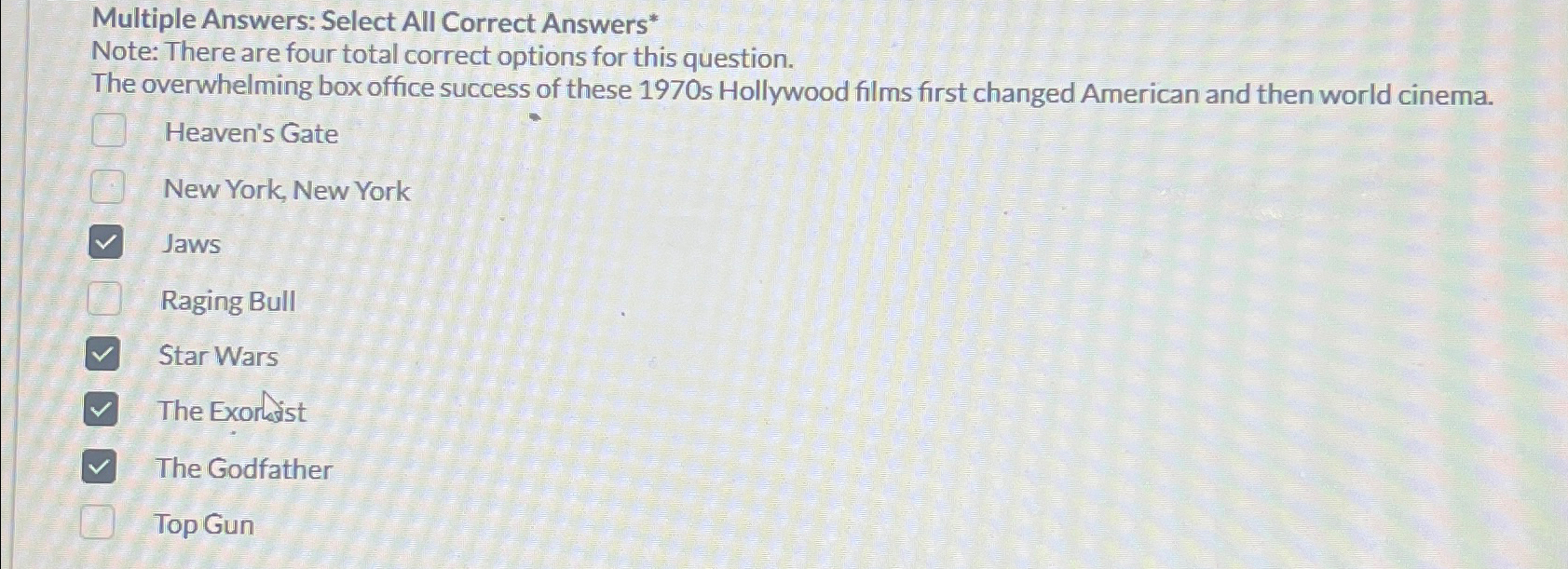 Solved Multiple Answers: Select All Correct Answers*Note: | Chegg.com