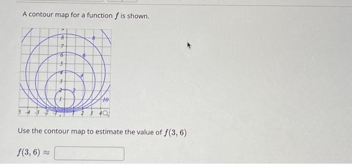 Solved A contour map for a function f is shown. Use the | Chegg.com