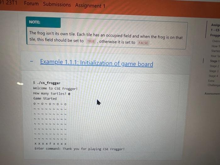 Welcome to CS Froggerl CS Frogger is an adaptation of | Chegg.com