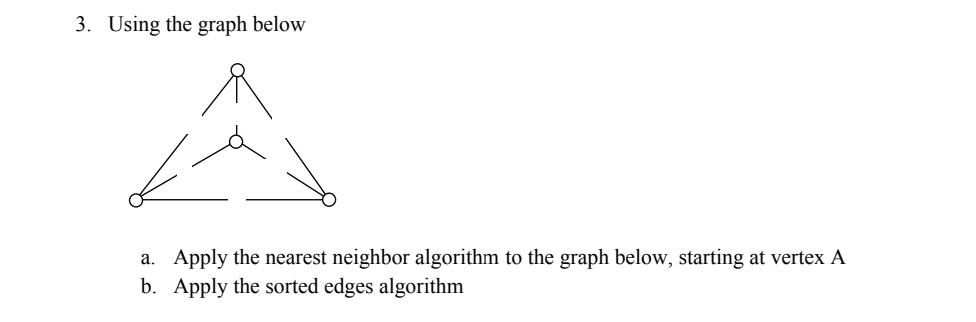 3. Using the graph below a. Apply the nearest | Chegg.com