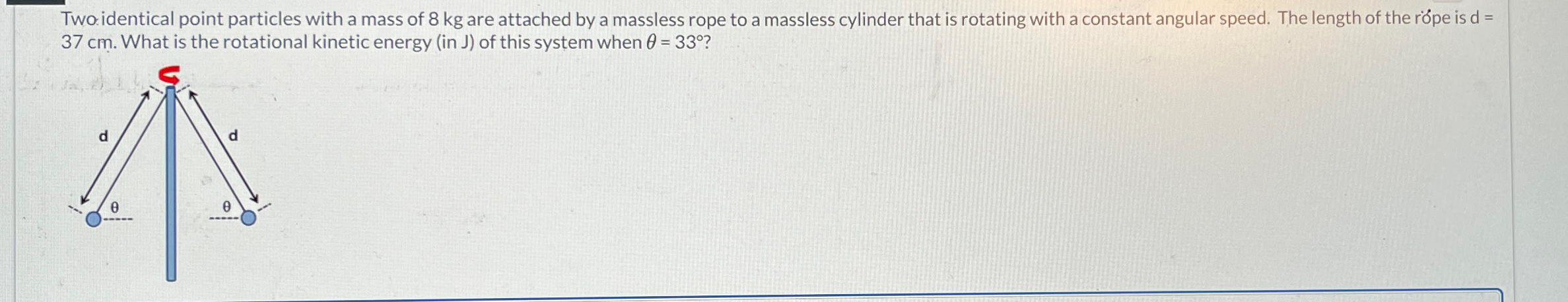 Solved Two identical point particles with a mass of 8kg ﻿are | Chegg.com