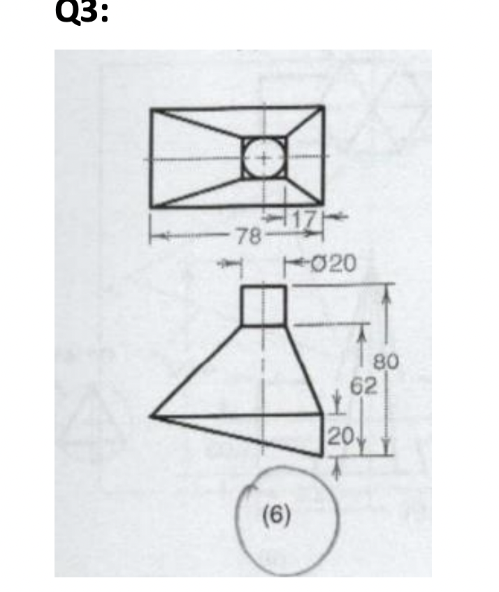 Solved Q3: Find the missing view | Chegg.com