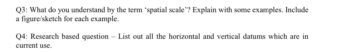 Solved Q3: What do you understand by the term 'spatial | Chegg.com