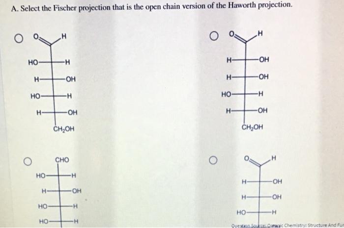 Solved Convert the Haworth projection for a monosaccharide | Chegg.com