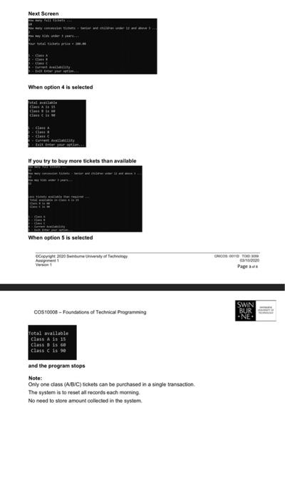 Solved Train Ticket Reservation System Using the C | Chegg.com