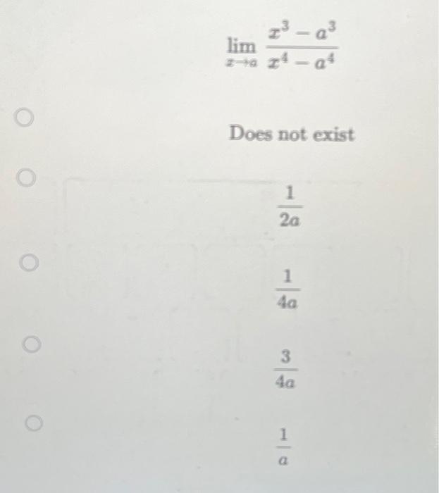 Solved If a is a nonzero real constant, what is the | Chegg.com