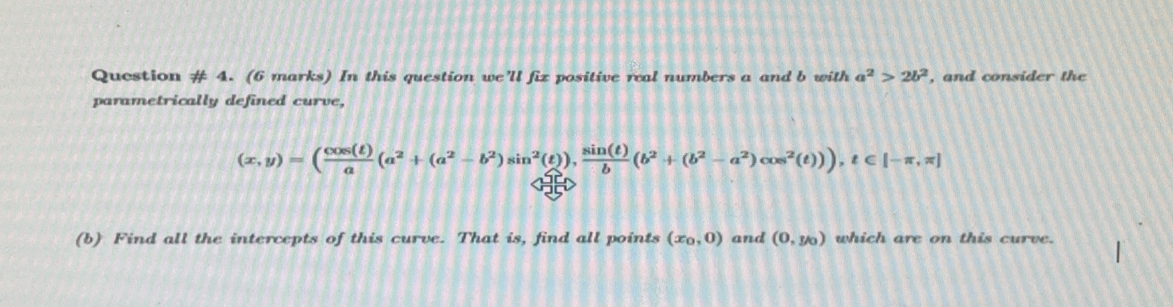 Solved Question # 4. ( 6 marks) In this question we'll fix | Chegg.com Solved Question # 4. ( 6 marks) In this question we'll fix | Chegg.com