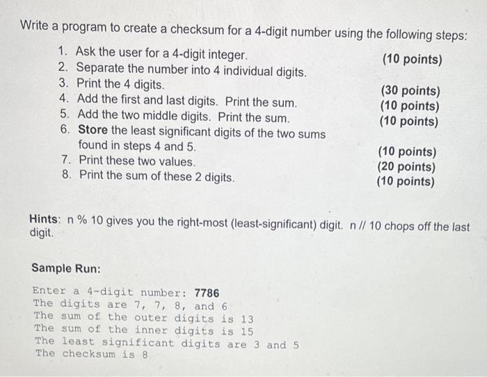 Solved how i can solve this proplem for python language | Chegg.com