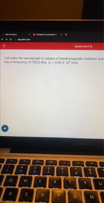 Solved Calculate the wavelength in meters of electromagnetic | Chegg.com