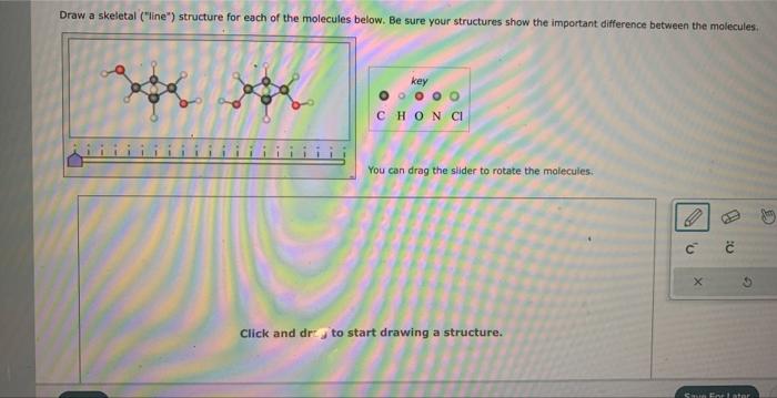 Draw a skeletal ("line") structure for each of the | Chegg.com