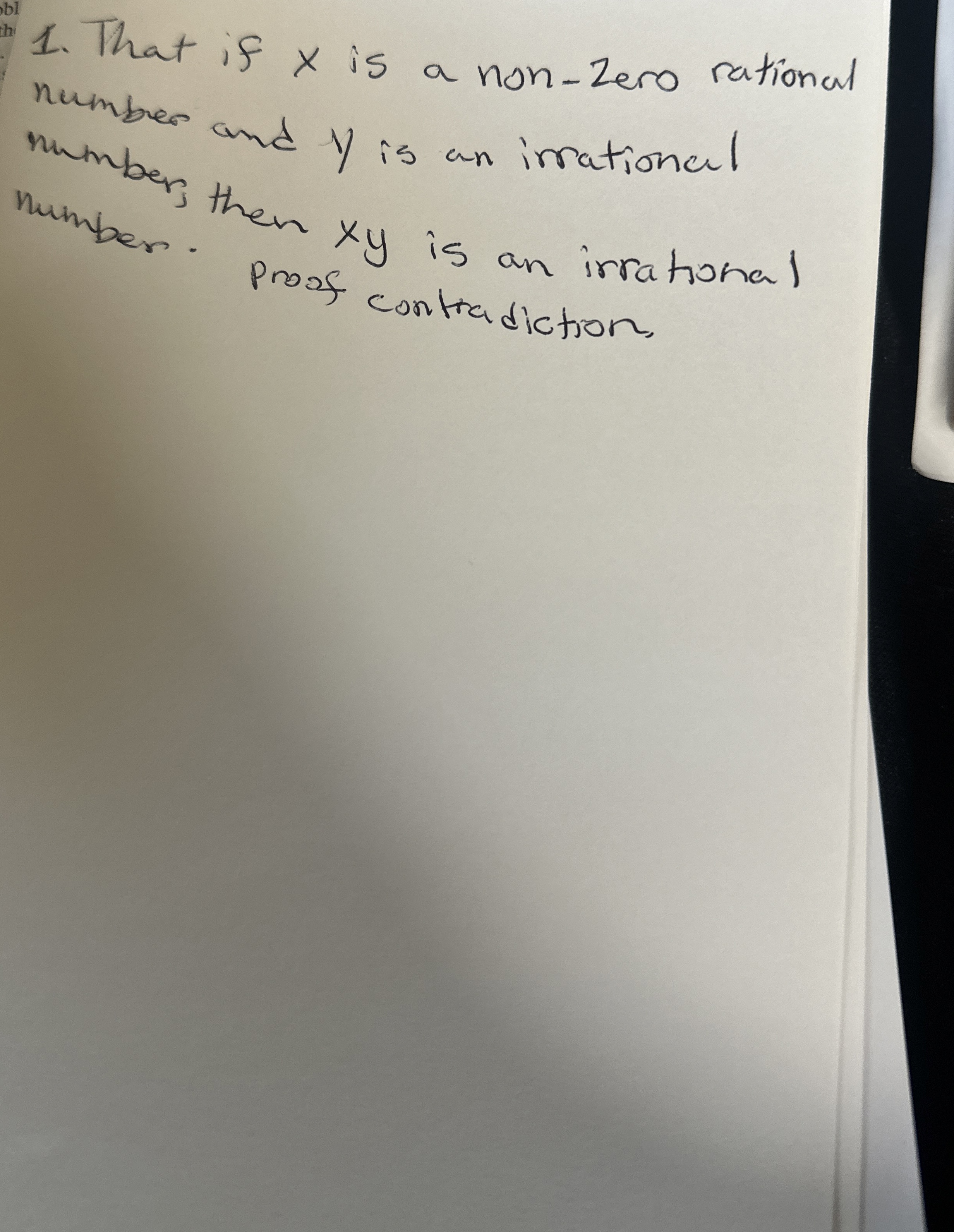 That if x ﻿is a non-zero rationalnumber and y ﻿is an | Chegg.com