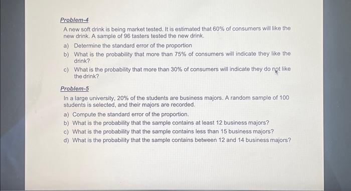 Homework Module 5 Pom 212 Business Statistics Note