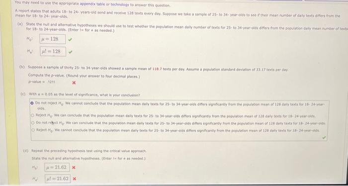 Solved Do not reject H0. We cannot conclude that the | Chegg.com