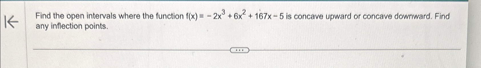 Solved Find the open intervals where the function | Chegg.com