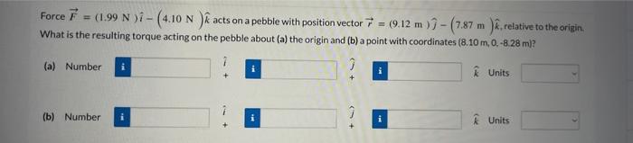 Solved In unit-vector notation, what is the torque about the | Chegg.com