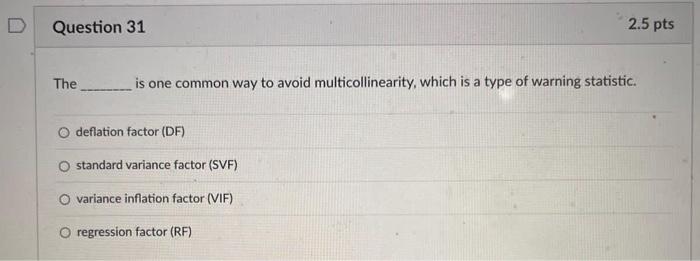 Solved The Alternative Term For Bivariate Regression Is 4605
