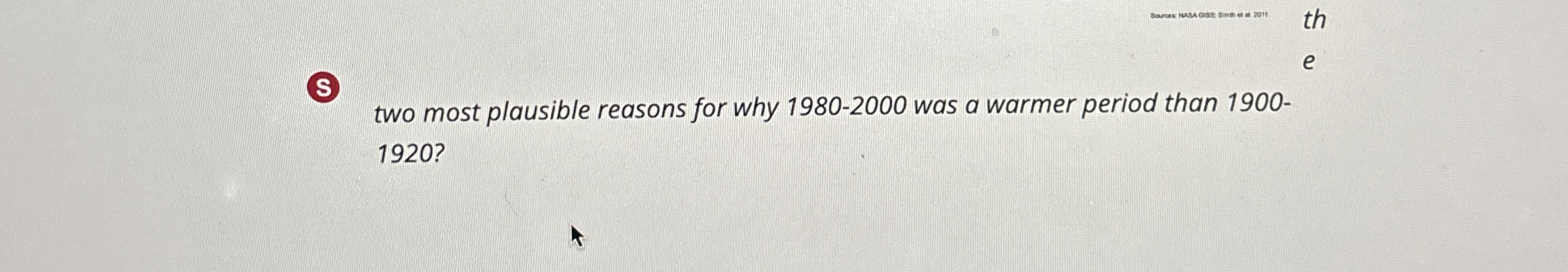 Solved (s) ﻿two most plausible reasons for why 1980-2000 | Chegg.com