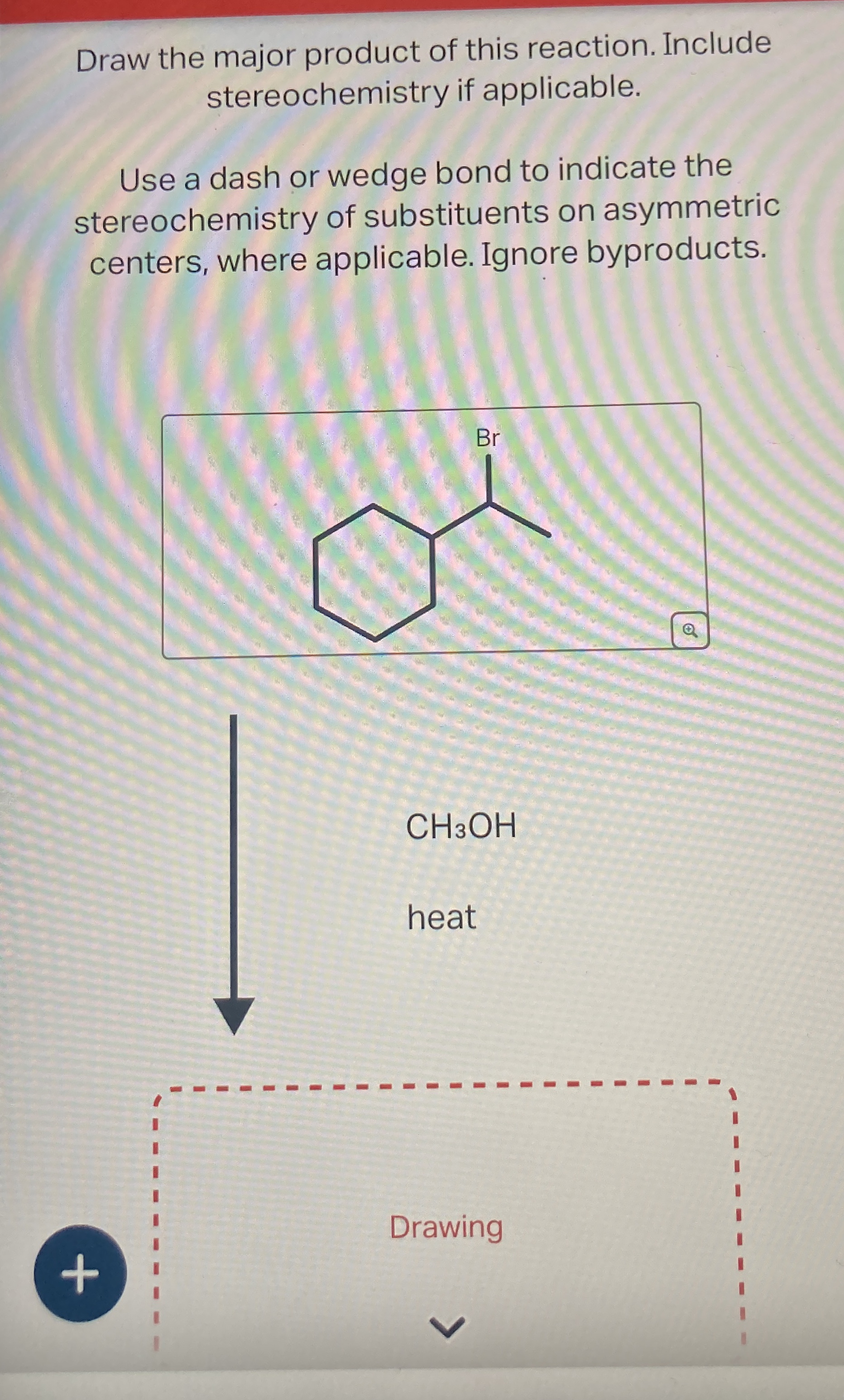 Draw the major product of this reaction. Include | Chegg.com