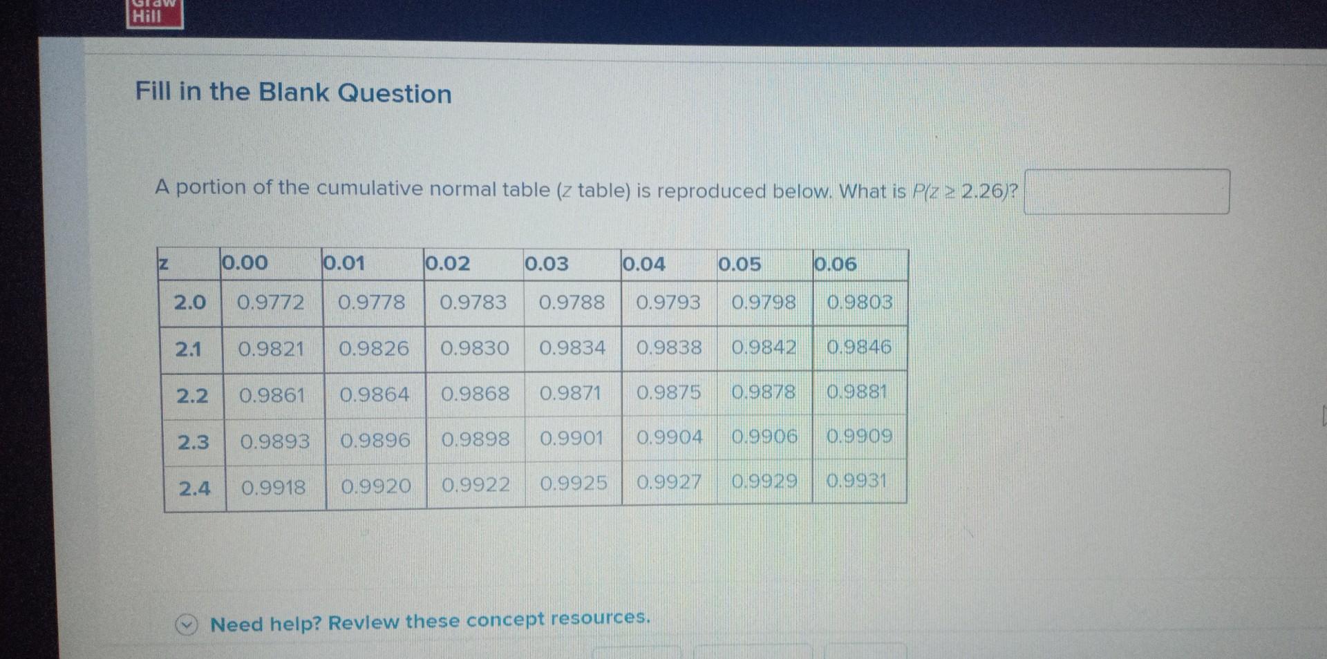 [Solved]: Fill in the Blank Question A portion of