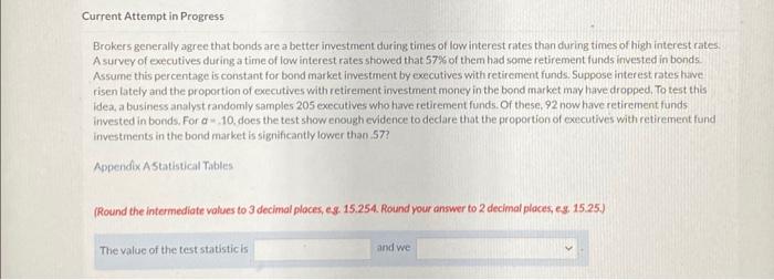 Solved Brokers generally agree that bonds are a better | Chegg.com