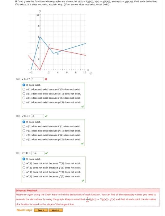 Solved if it exists, If it does not exist, explain why. (1f | Chegg.com