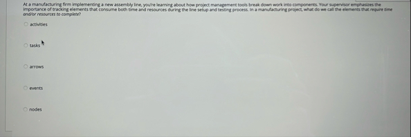 Solved At a manufacturing firm implementing a new assembly | Chegg.com