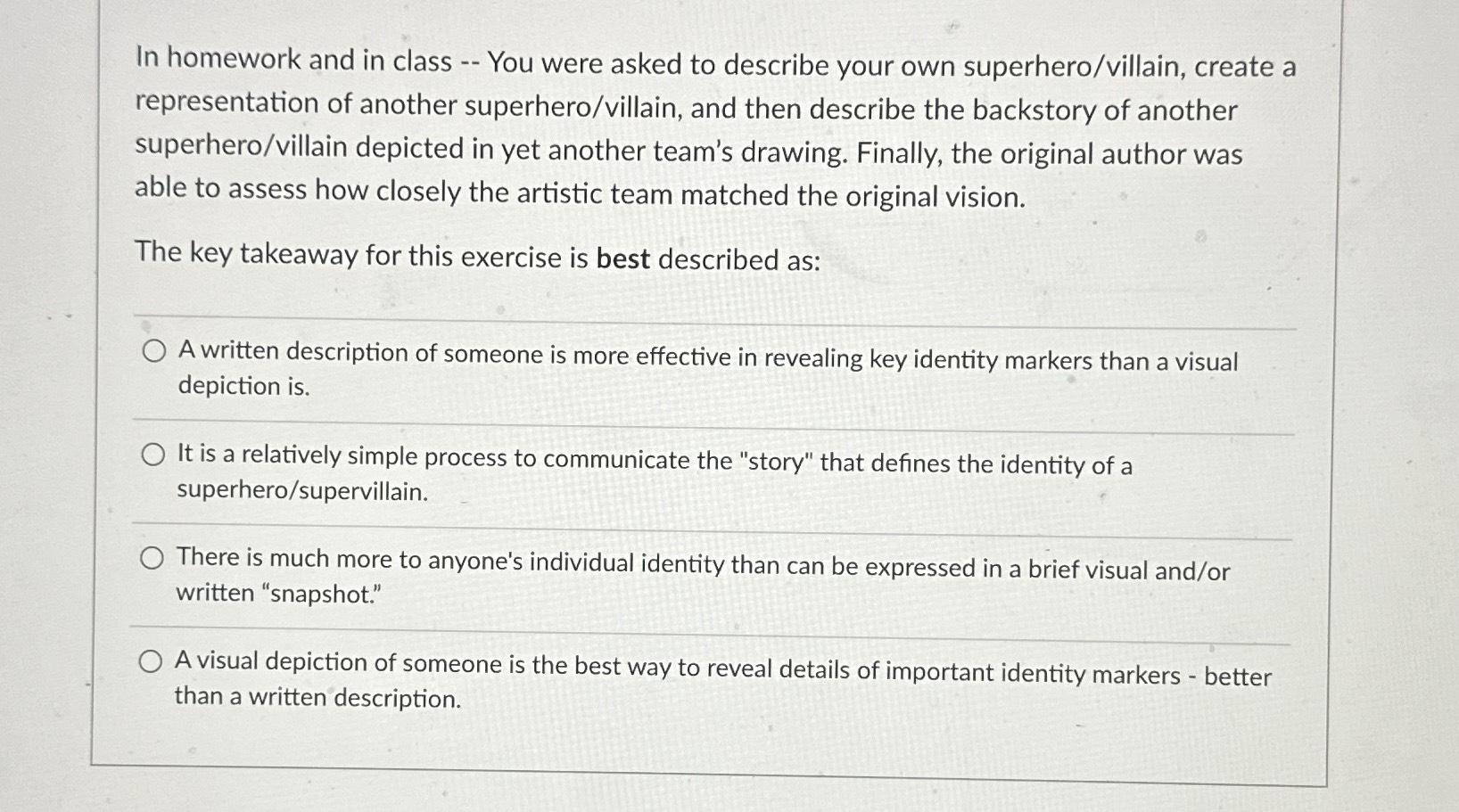 Solved In homework and in class -- ﻿You were asked to | Chegg.com
