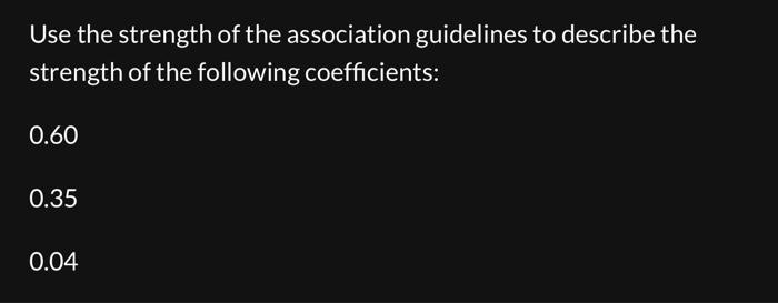 Solved Using the data from your prior assignment: The | Chegg.com