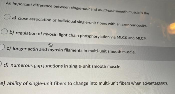 Solved An important difference between single-unit and | Chegg.com