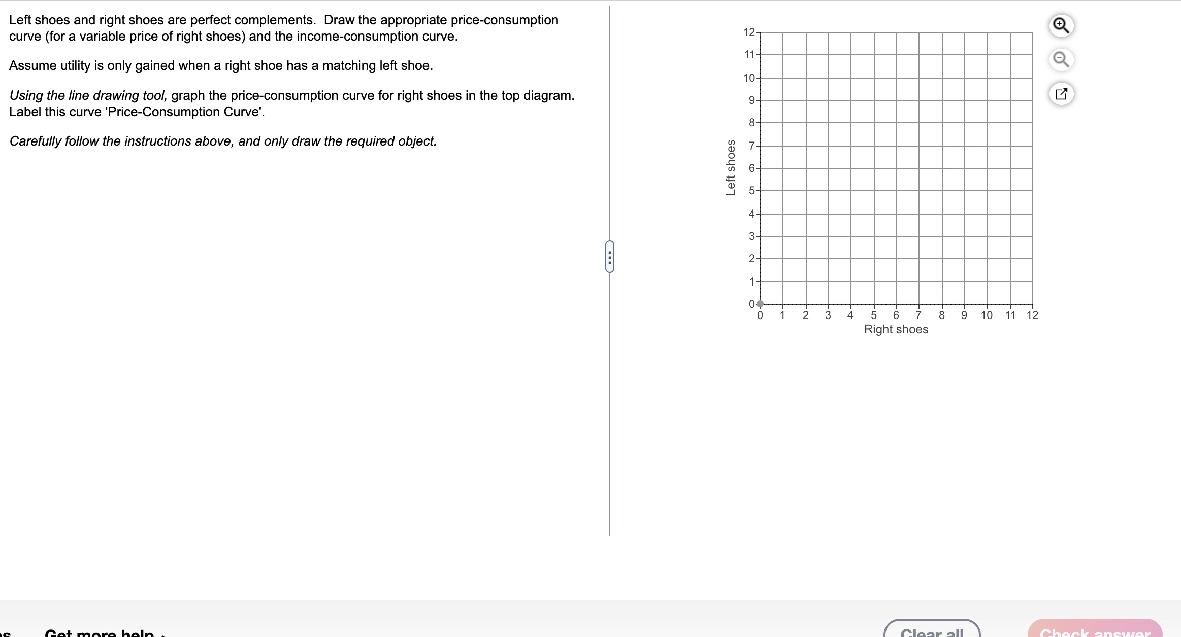 Solved Left shoes and right shoes are perfect complements. | Chegg.com