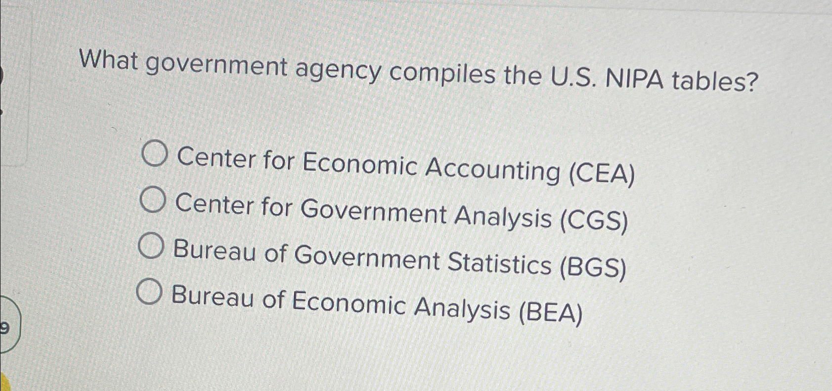Solved What government agency compiles the U.S. ﻿NIPA | Chegg.com