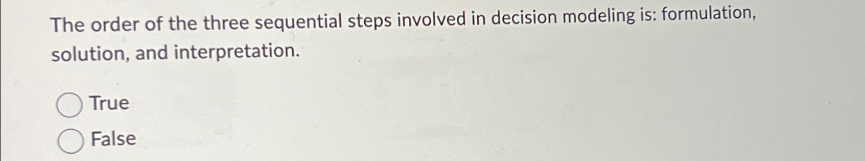 Solved The order of the three sequential steps involved in | Chegg.com