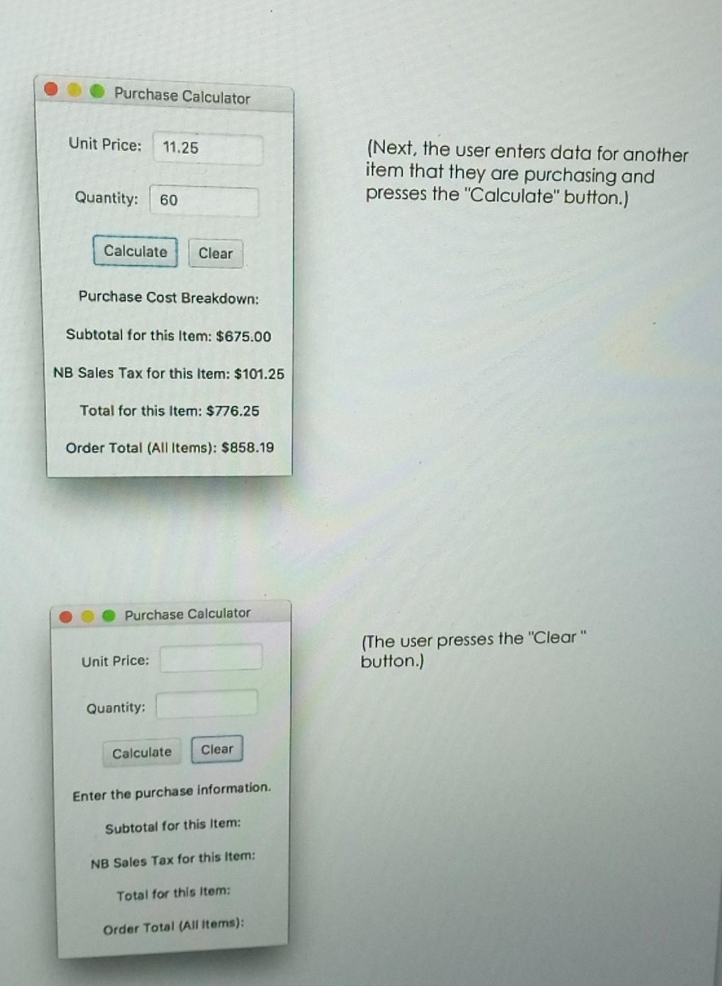 Solved 1. Creating a Purchasing Calculator: a) An online | Chegg.com