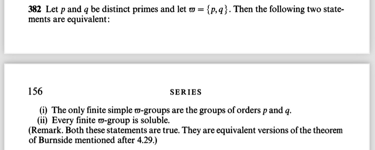 Solved 382 ﻿Let p ﻿and q ﻿be distinct primes and let | Chegg.com