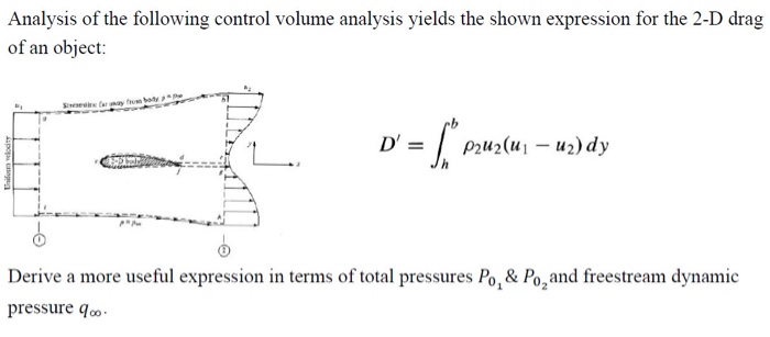Analysis of the following control volume analysis | Chegg.com