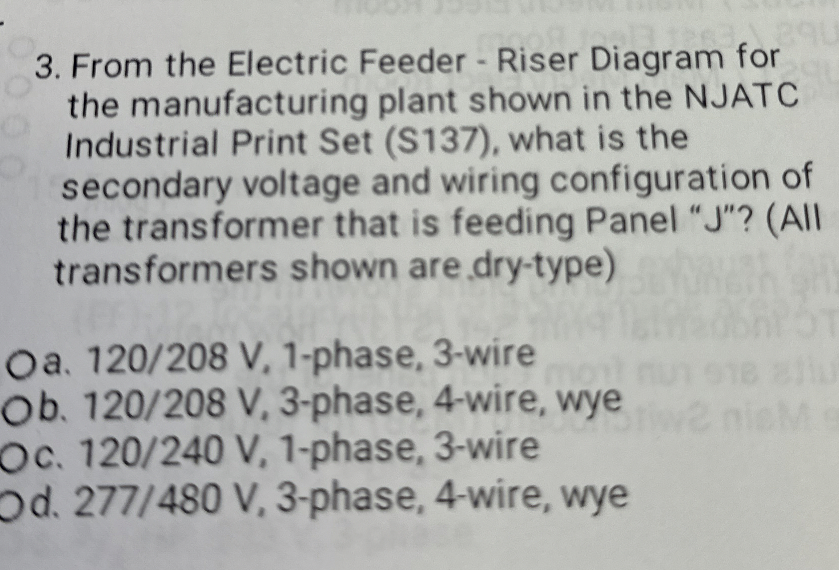 Solved From the Electric Feeder - ﻿Riser Diagram for the | Chegg.com