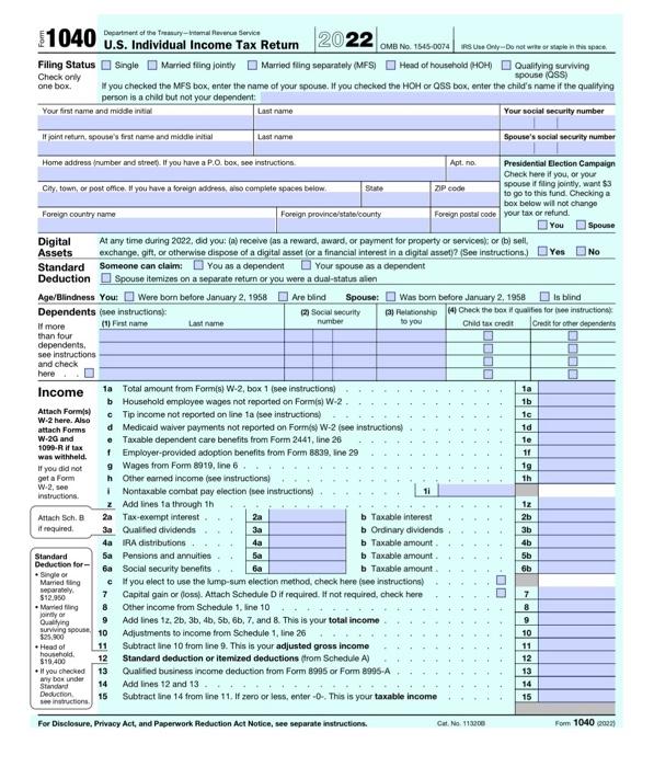 This assignment requires you to complete four tax | Chegg.com | Chegg.com