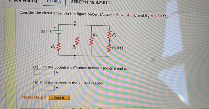 Solved Consider The Circuit Shown In The Figure