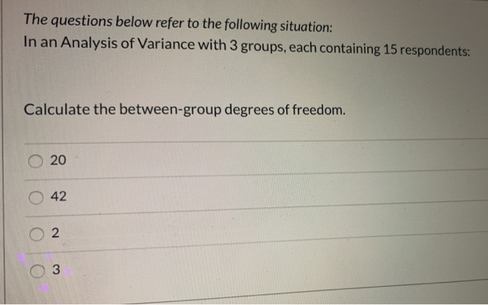 Solved The questions below refer to the following situation: | Chegg.com Solved The questions below refer to the following situation: | Chegg.com