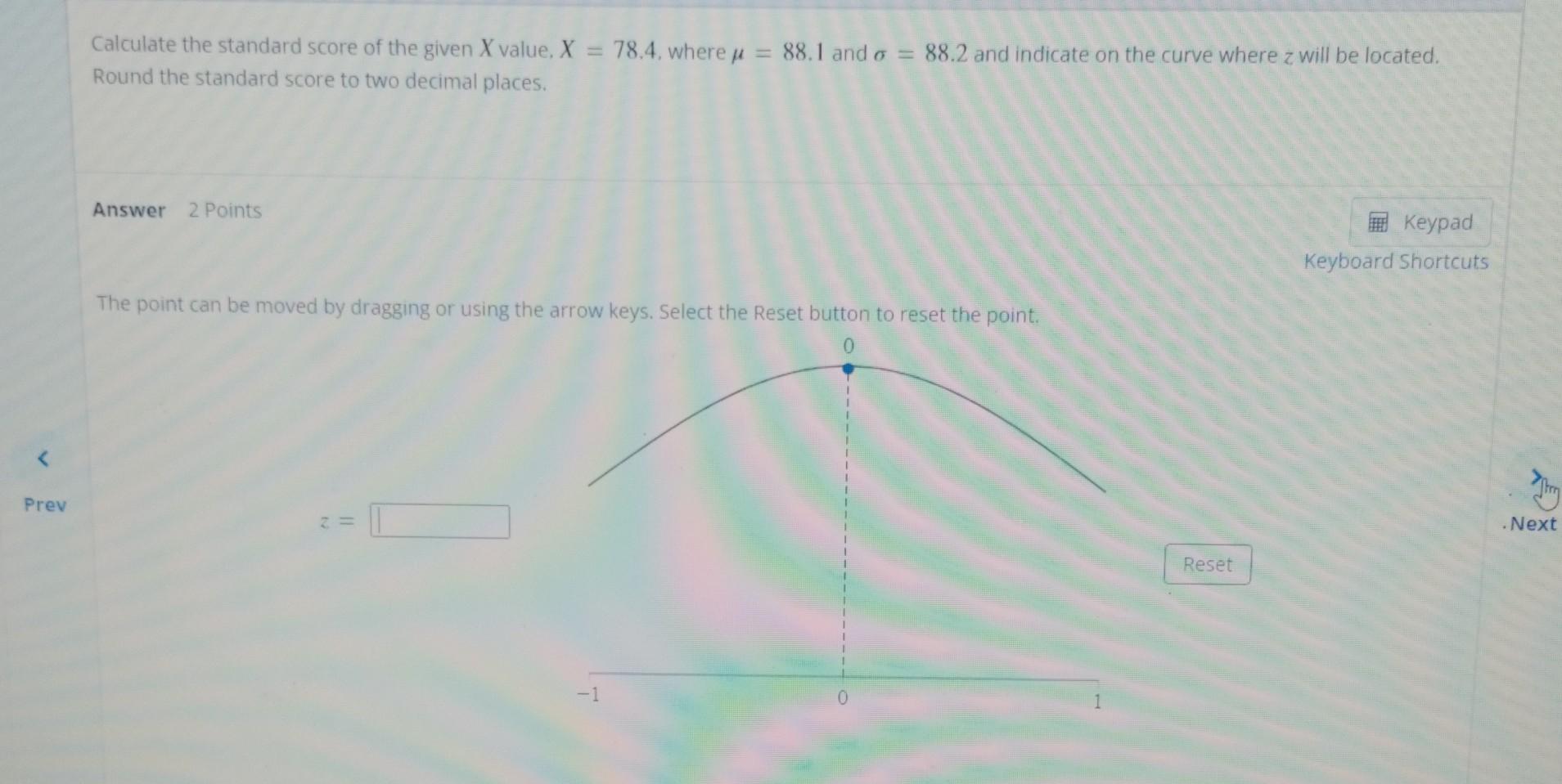 Solved Calculate the standard score of the given \\( X \\) | Chegg.com