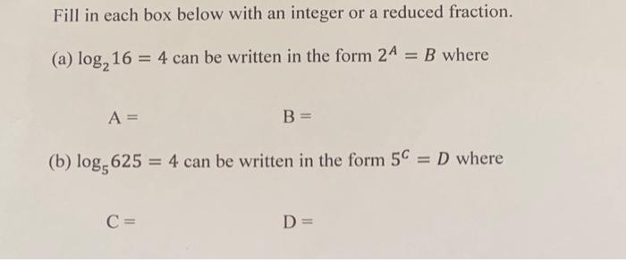 Solved Fill in each box below with an integer or a reduced | Chegg.com